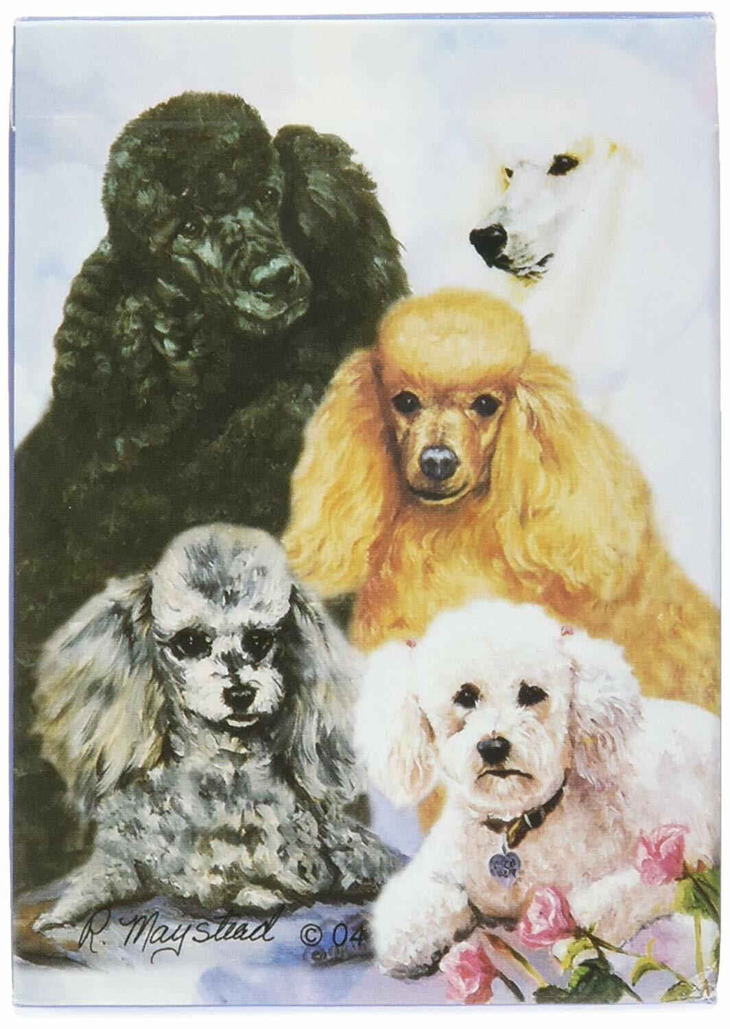 New Poodle Playing Cards Deck of 52 Card - 5 Poodles Pet Dogs by Ruth ...