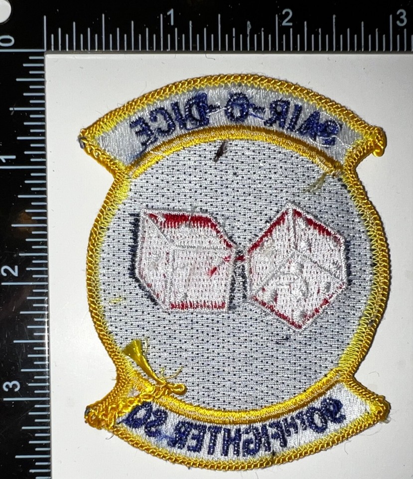 USAF 90th Fighter Squadron Pair O Dice Patch | eBay
