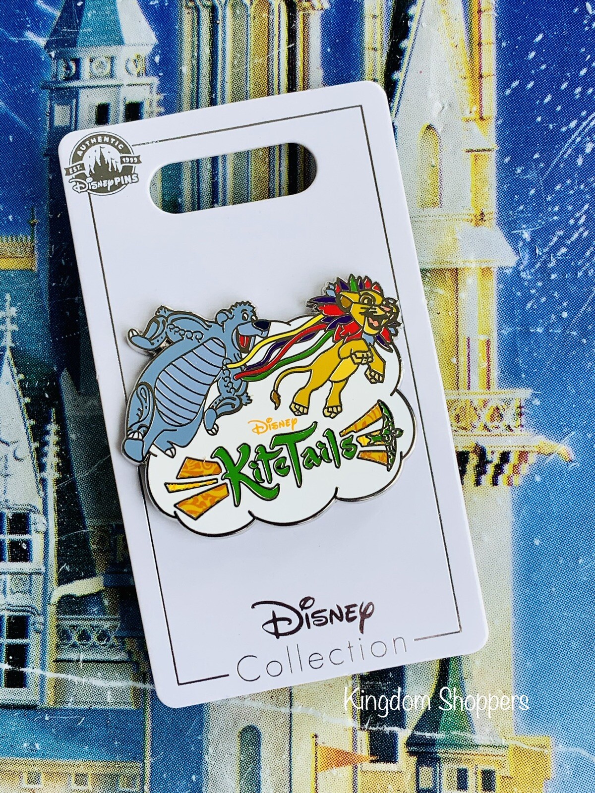 Disney Parks Kite Tails Simba Baloo Animal Kingdom Open Edition OE Pin ...