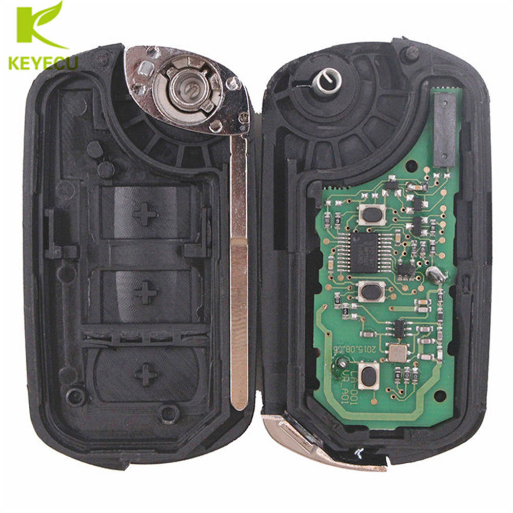 Uncut Folding Remote key Fob 315MHz ID46 Chip for Land Rover Discovery ...