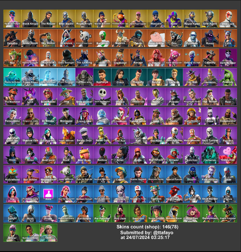 147 Skin Pink Ghoul/Raiders Revenge/Black Knight/WC FishStick/OG STW ...