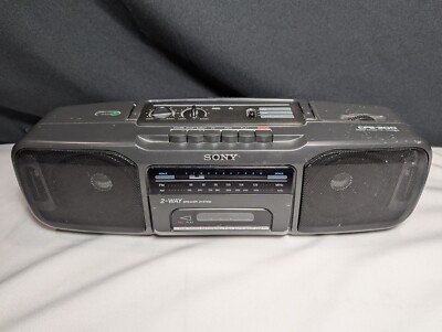 Sony CFS-200 Stereo FM/AM Radio Cassette Recorder Vintage Boombox ...