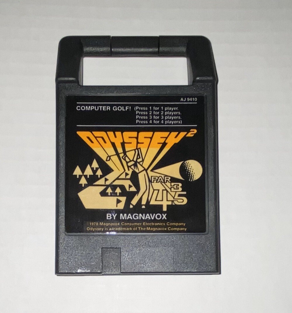 Magnavox Odyssey 2 Computer Golf! 1978 Videopac Manual Cartridge | eBay