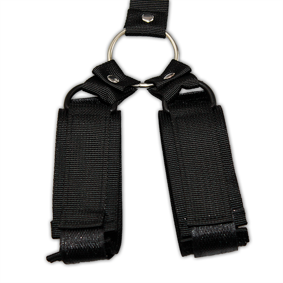 Nylon Bondage Hand to Neck Collar Handcuff Wrist Cuffs strap Restraint ...