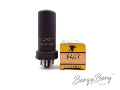 Vintage Sylvania 6AG7/6AK7 Video Buffer Amp. Metal Power Pentode Audio ...