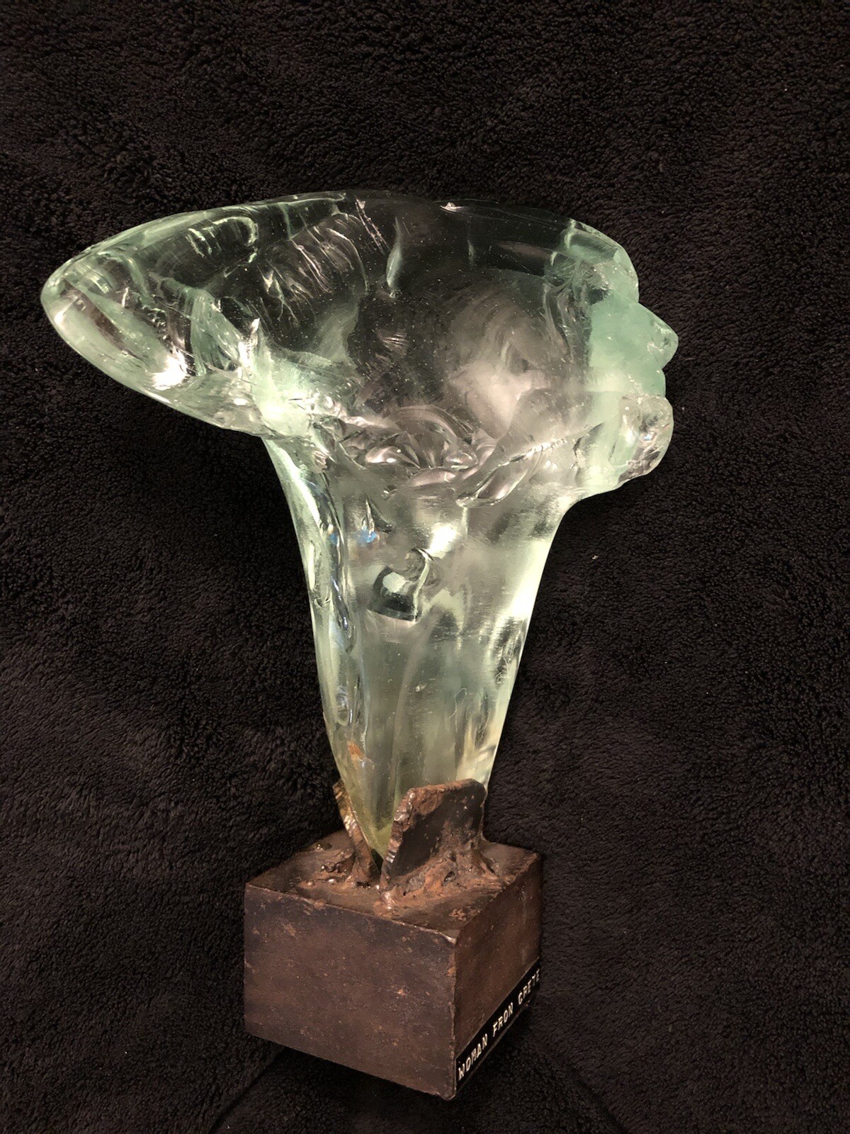 Suzanne Pascal (1914-2021) “WOMAN FROM CRETE” Glass Sculpture | eBay