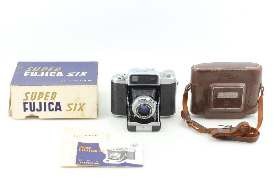 【Near MINT w/box】 Fuji Super Fujica 6 SIX 6x6 Midium Format Film Camera ...