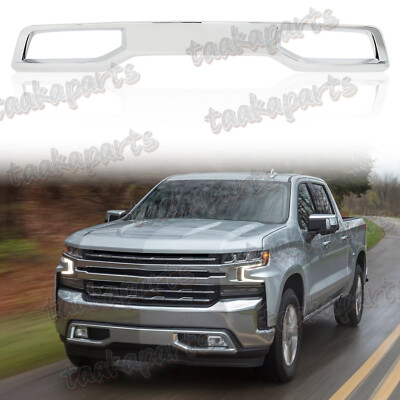Front Bumper Skid Plate Chrome For 2019-2021 Chevrolet Silverado 1500 ...