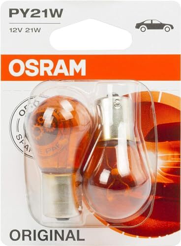 OSRAM Standard Bulbs - PY21W 12V 21W (581) Amber BAU15s - 7507-02B | eBay