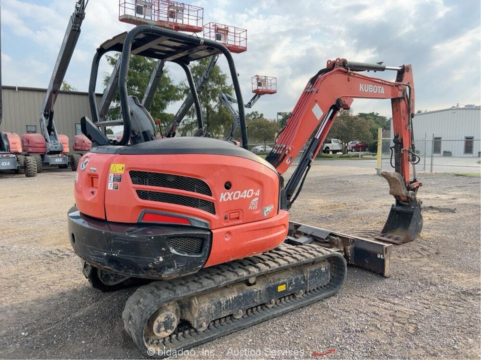 2020 Kubota KX040-4 Mini Excavator Backhoe Blade Bucket Hyd Aux Thumb ...