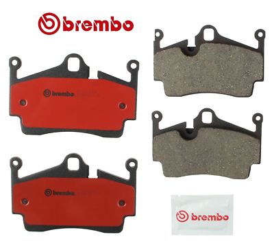 Rear Brake Pad Set w/o PCCB Discs for Porsche 718 Boxster Base S Cayman ...