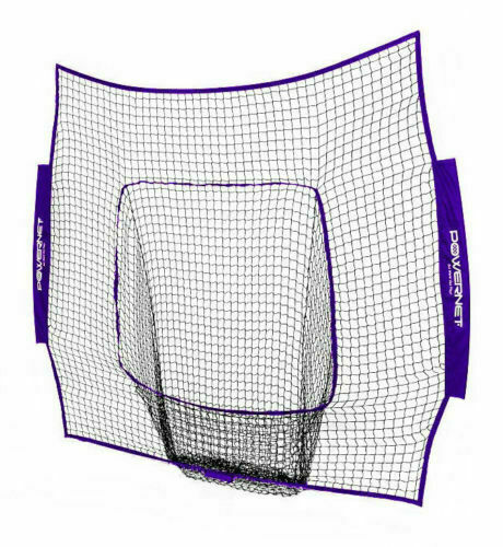 PowerNet Team Color Nets Baseball Softball 7x7 Bow Style Replacement ...