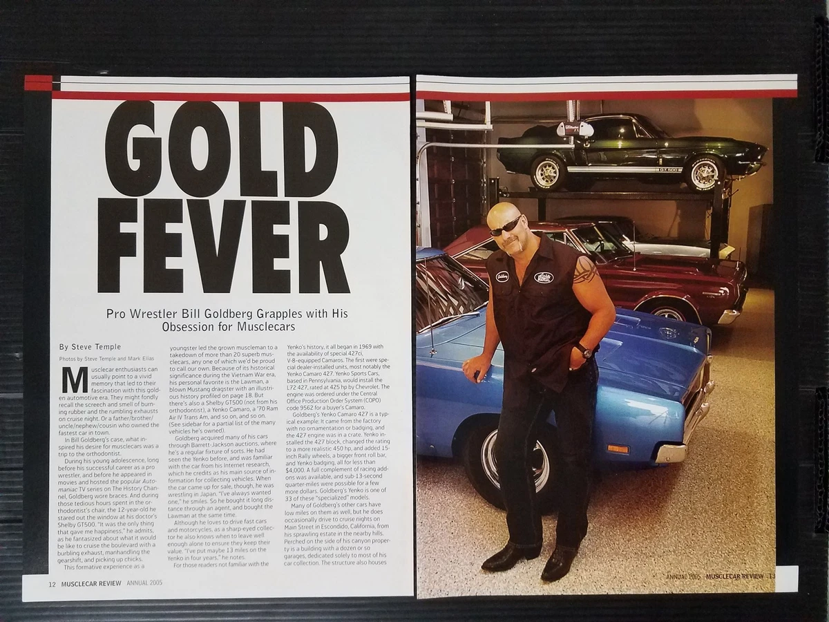 Bill Goldberg Car Collection