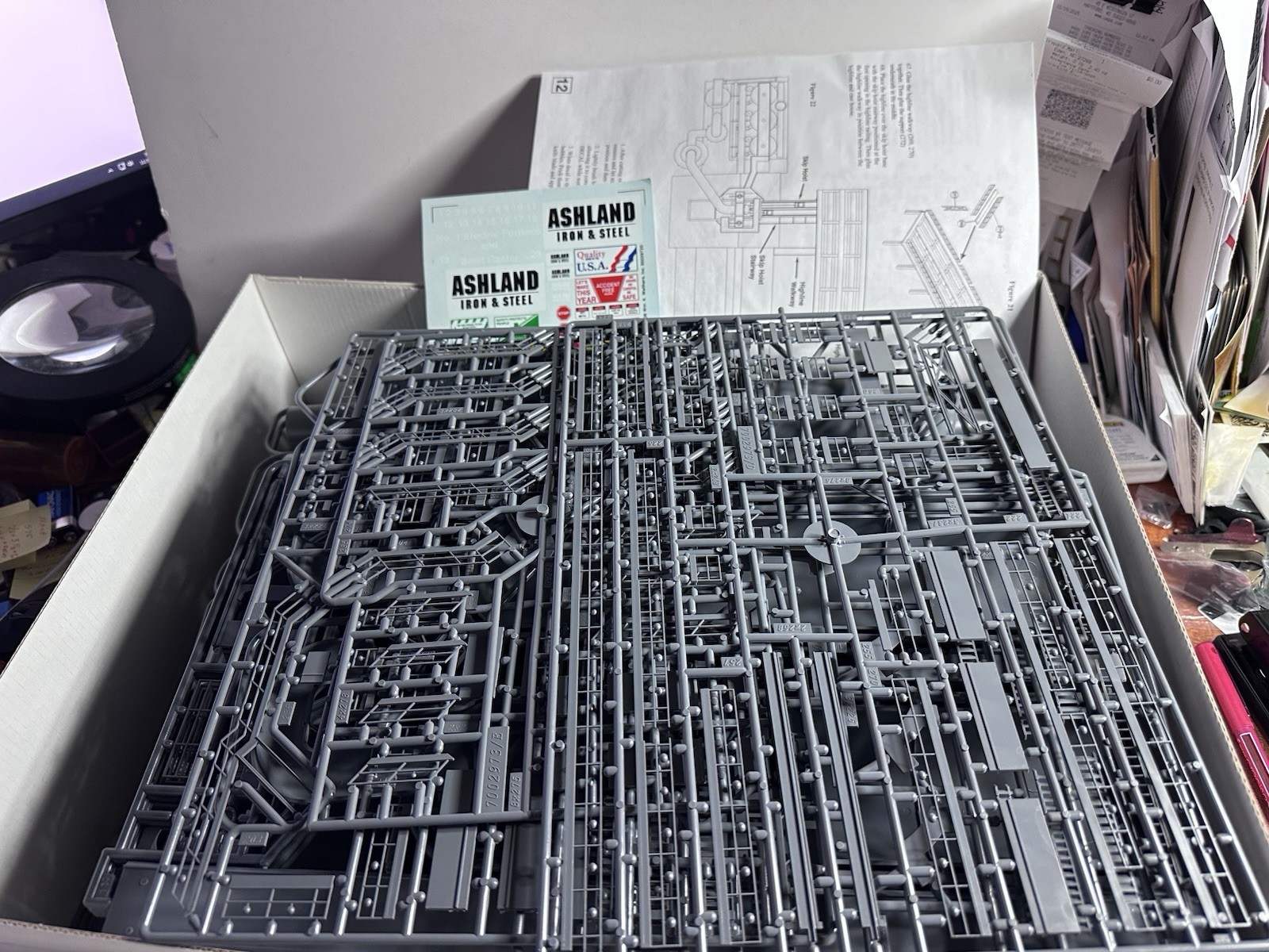 HO Scale 933-2973 Walthers Cornerstone Blast Furnace Open KIT | eBay