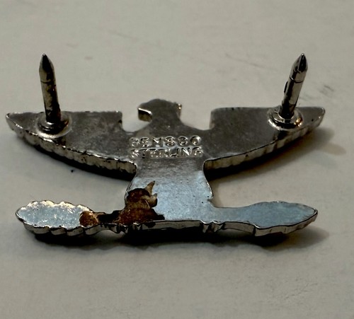 WW2 Era Sterling Silver Gemsco Colonel Rank insignia. | eBay
