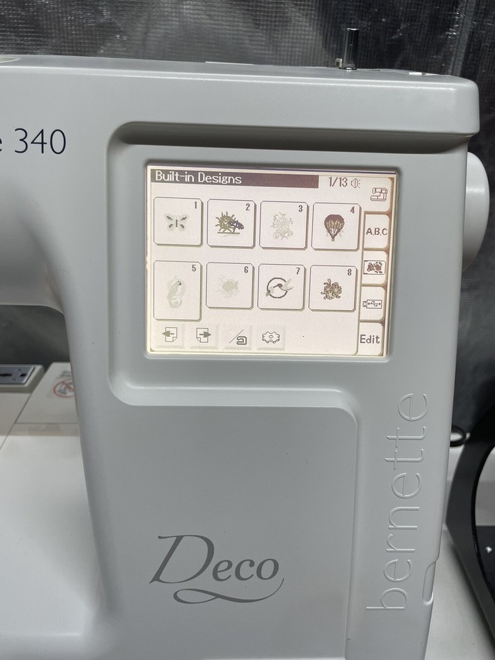 BERNINA Bernette 340 Deco Embroidery Machine Deco 340 | eBay