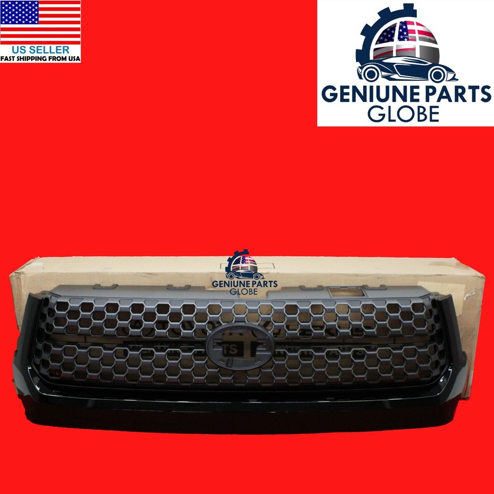 GENUINE OEM TOYOTA 18-21 TUNDRA TRD PRO BLACK 218 RADIATOR GRILLE 53101 ...