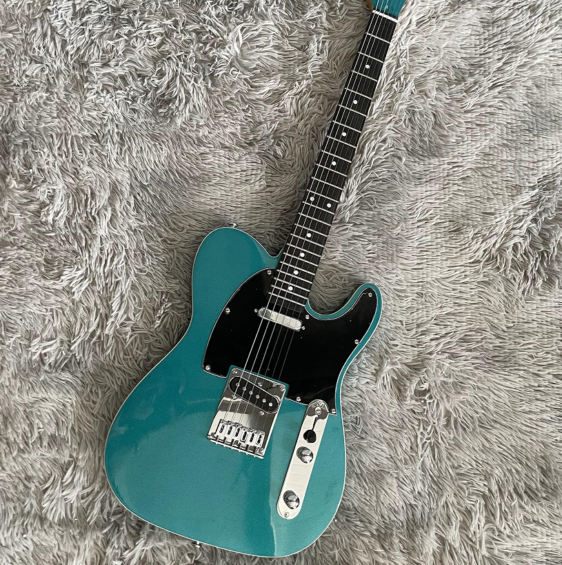 Custom Metallic Blue TL Electric Fixed Bridge Rosewood Fretboard Free ...