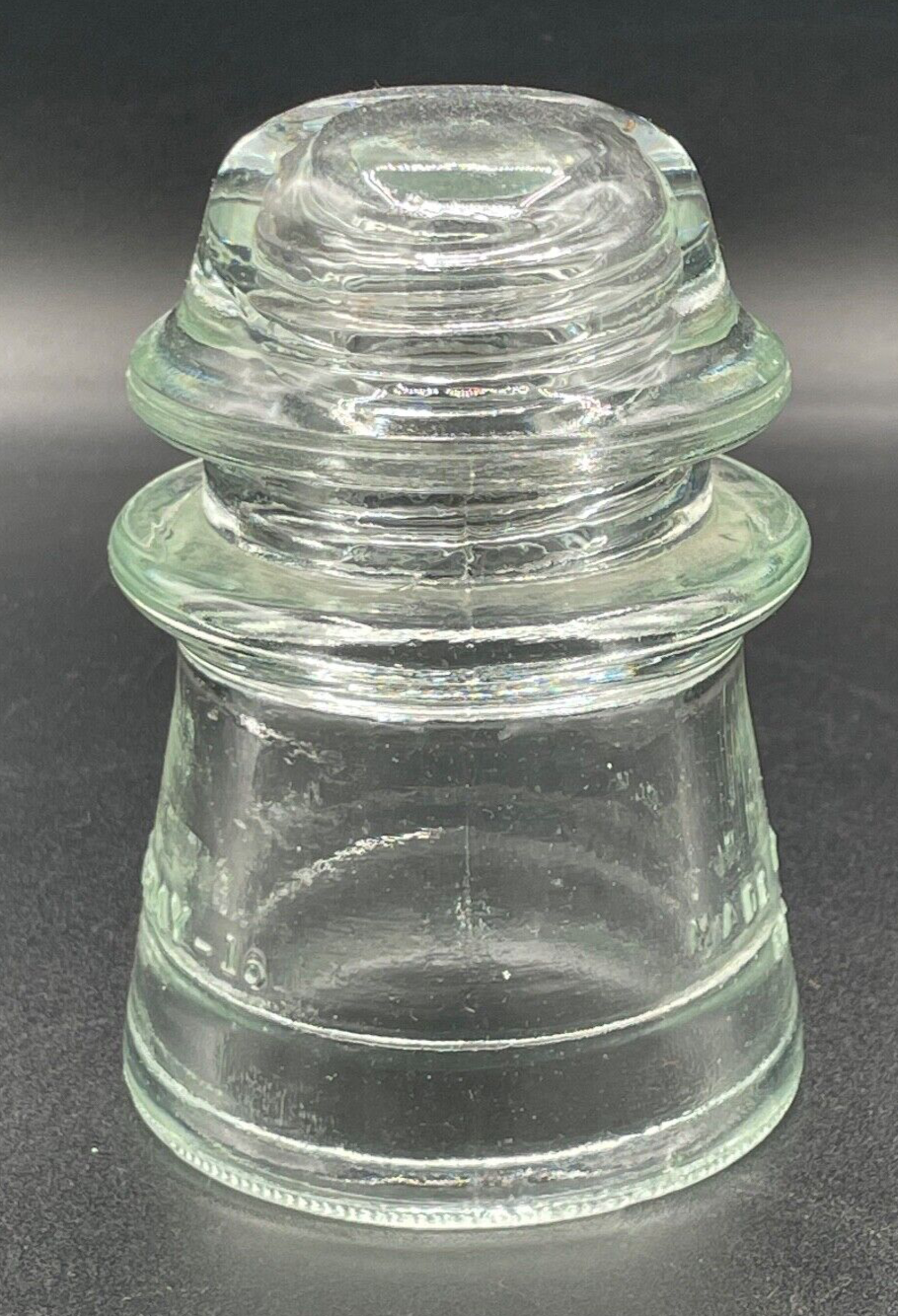 Vintage Hemingray #16 Clear Glass Insulator 31-44 " Tall Collectible | eBay