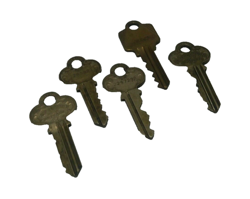 Vtg Ornate Keys Lot of 5 P.&F. Corbin and Arrow New Britain Ct. | eBay
