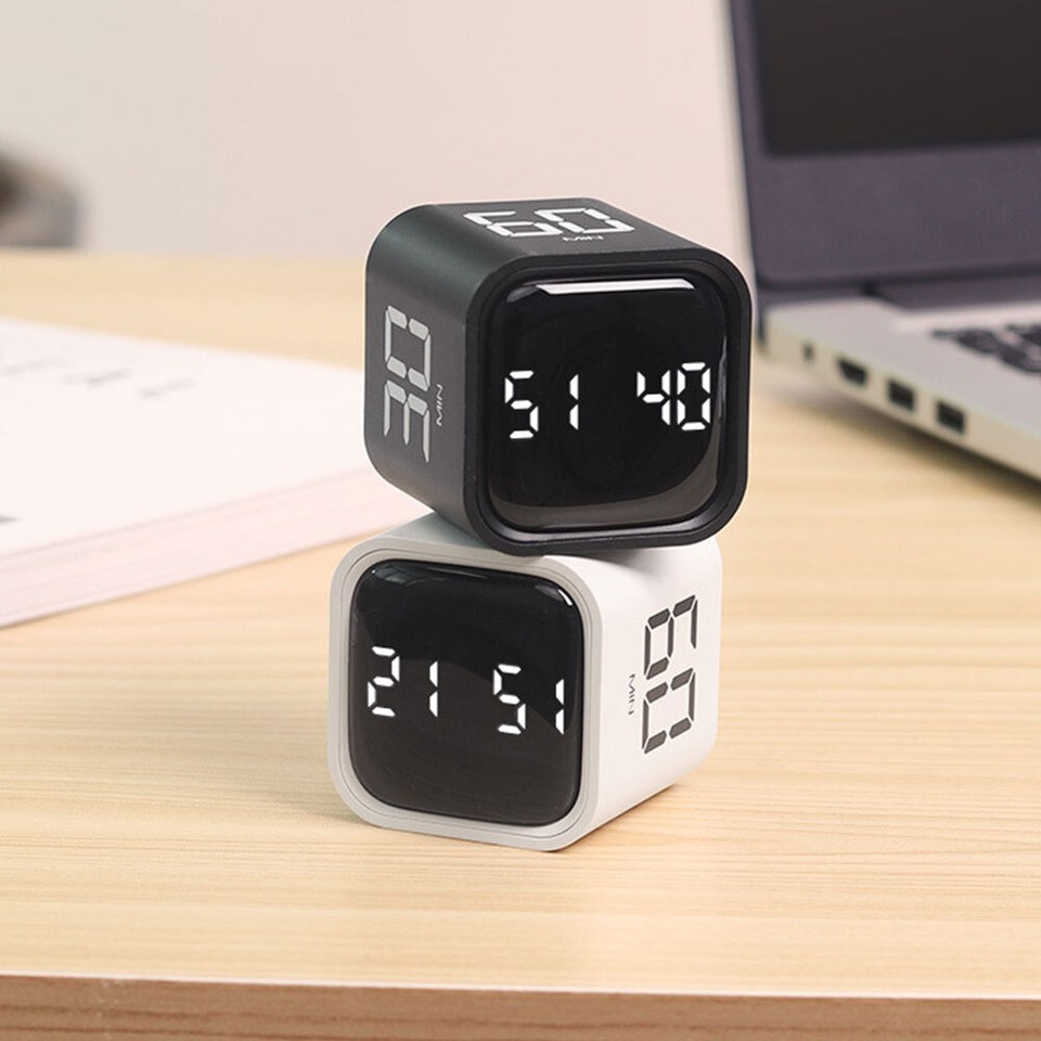 Mini Digital Timer Mute Vibrate and Adjustable Sound Alert Countdown ...