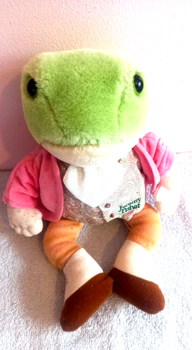 Vintage Beatrix Potter Peter Rabbit Jeremy Fisher Frog Soft Toy Eden ...
