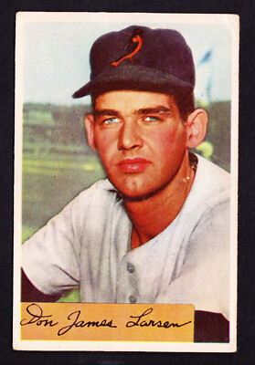 1954 BOWMAN #101 DON LARSEN ORIOLES ROOKIE | eBay