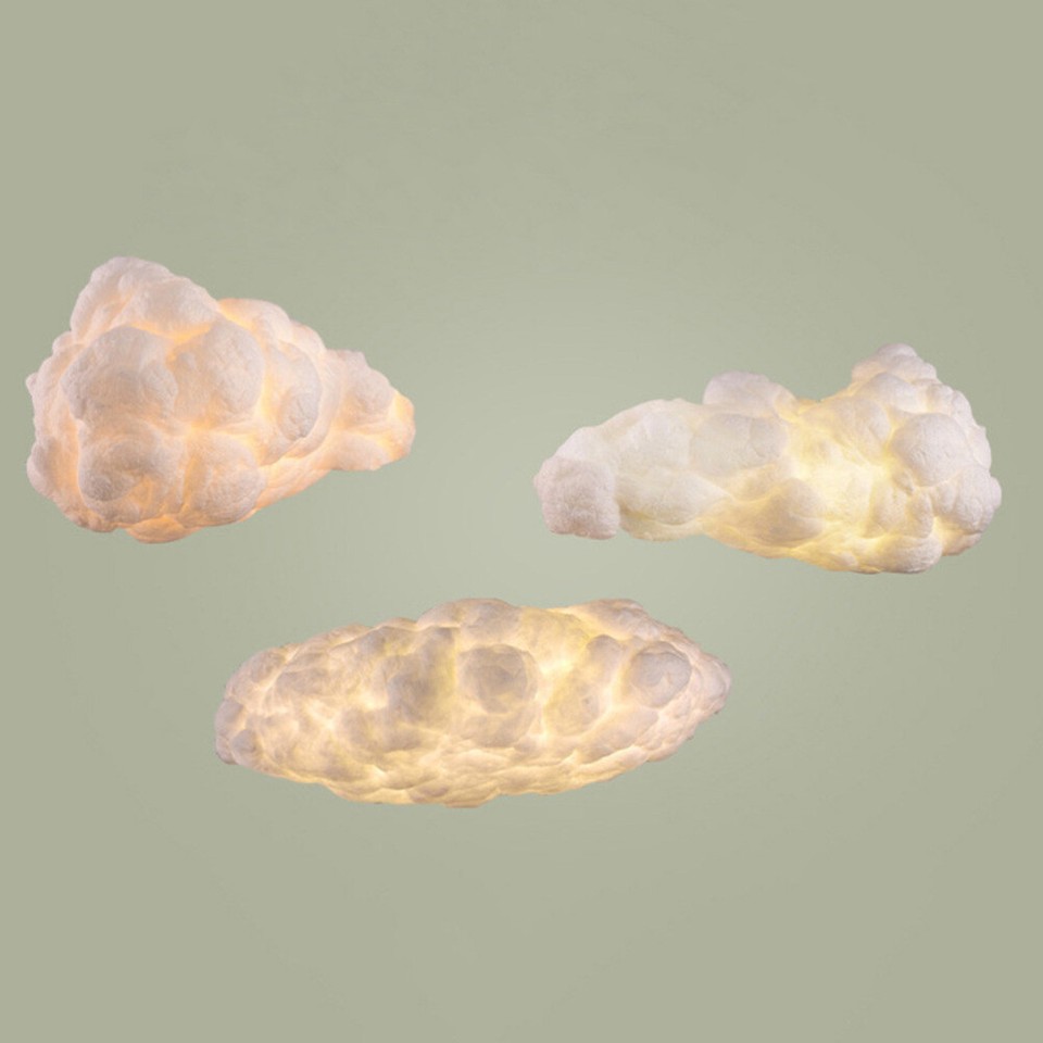 Led Cloud Hanging Lamp Cloud Lights Girls Room Lighting | eBay