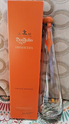 1942 DON JULIO Reposado Primavera Tequila Bottle With Box (Empty Bottle ...
