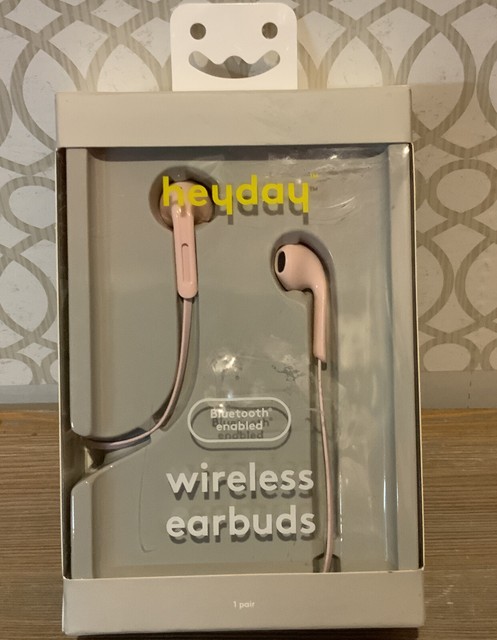 Heyday Wireless Earbuds Pink Bluetooth With Mic for sale online | eBay
