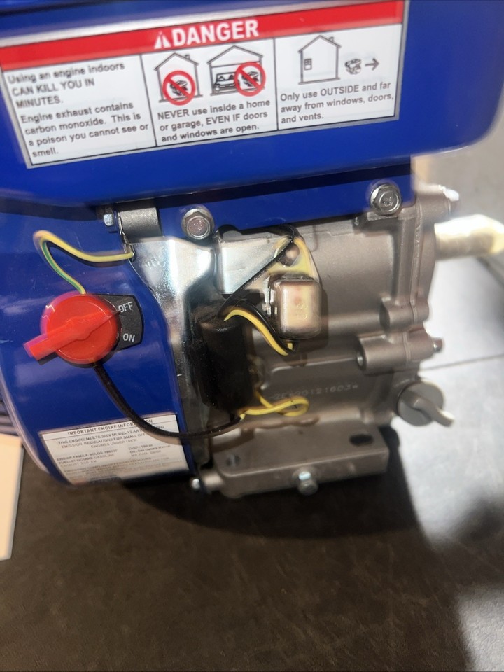 Greyhound 6.5 HP 4 Stroke OHV Horizontal Shaft Gas Engine 196cc OPEN ...