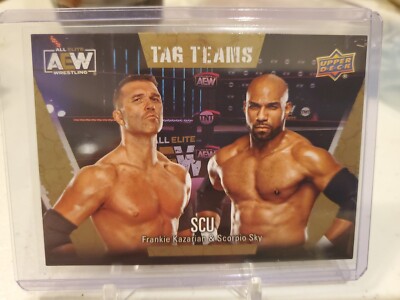 SCU Tag Teams #67 Gold Parallel 2021 Upper Deck AEW 1st Edition | eBay