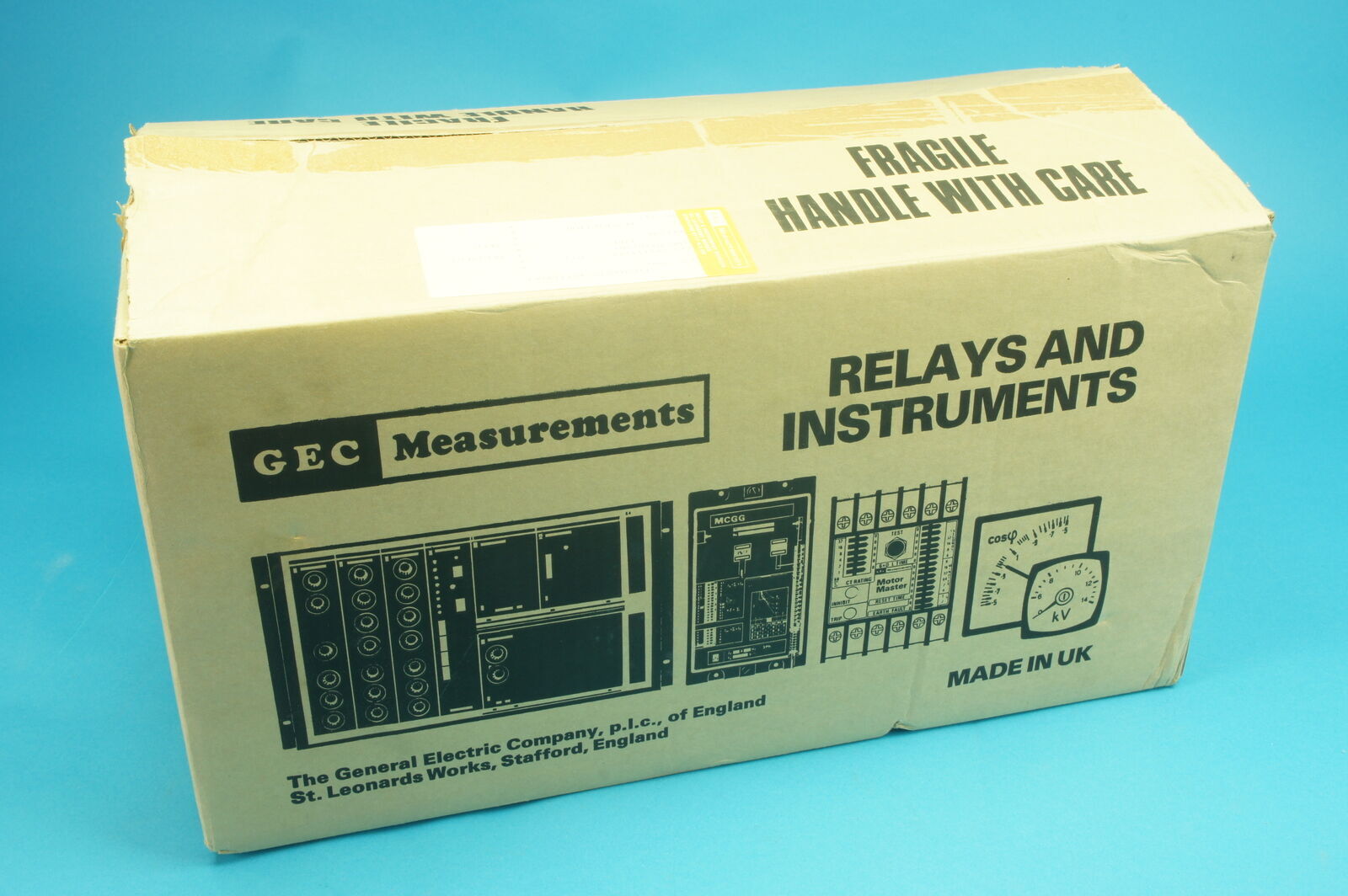 GEC CDG33EG1162A5 electromechanical inverse time 3 phase overcurrent ...