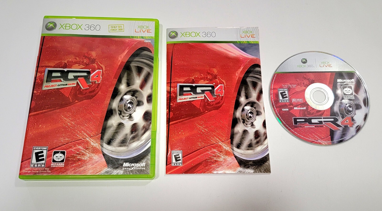 Project Gotham Racing 4 - PGR 4 | Xbox 360 | COMPLETE CIB W/ Manual ...
