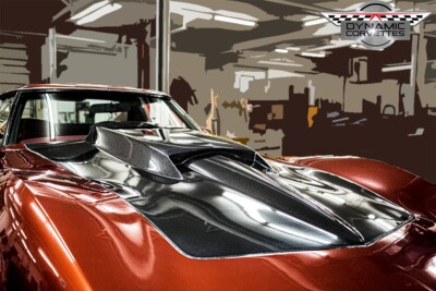 C3 Corvette Custom Carbon Fiber Stinger XL Hood 1968-1982 | eBay