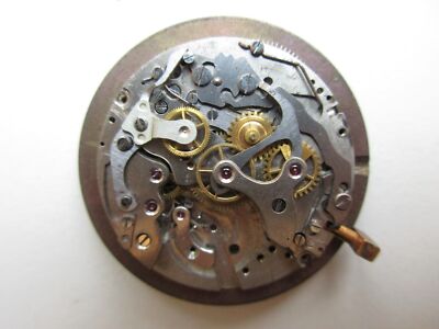 Landeron cal. 51 vintage chronograph watch movement - for use of parts ...