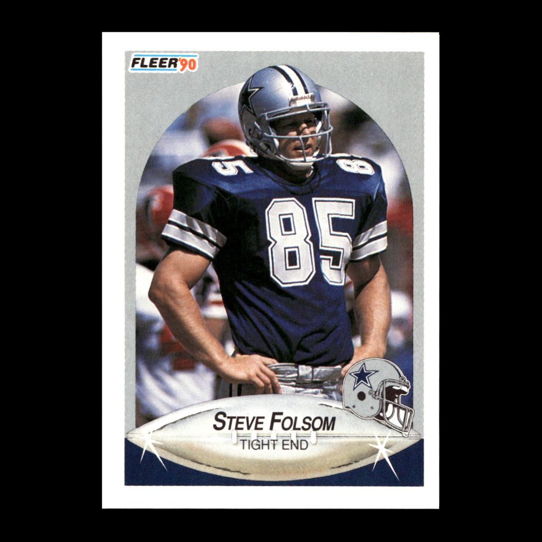 Steve Folsom 1990 Fleer Dallas Cowboys #387 R325D 89 | eBay