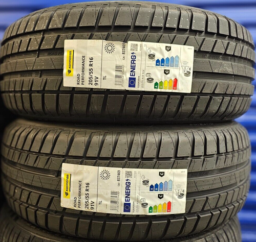2X NEW KORMORAN BY MICHELIN 205/55/16 205 55 ZR16 91V RP CAR TYRES ...