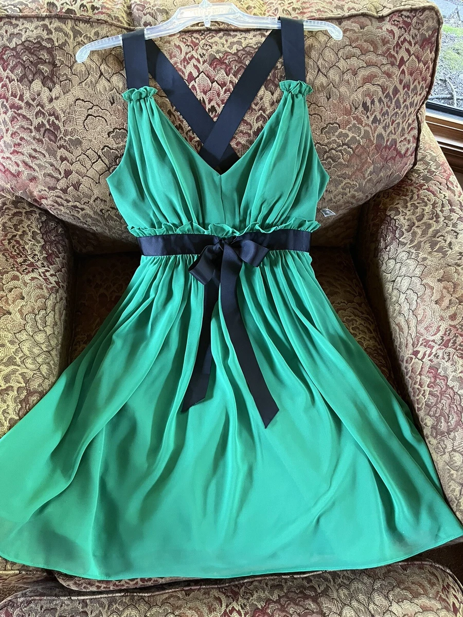 Kelly Green Satin Bridesmaid Dresses