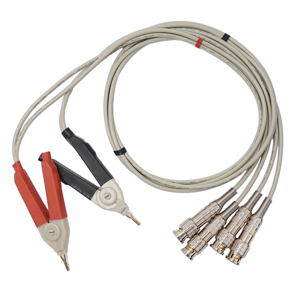 2Pcs Test Cable Clamp Connector Kelvin Metal Meter Standard Terminal ...