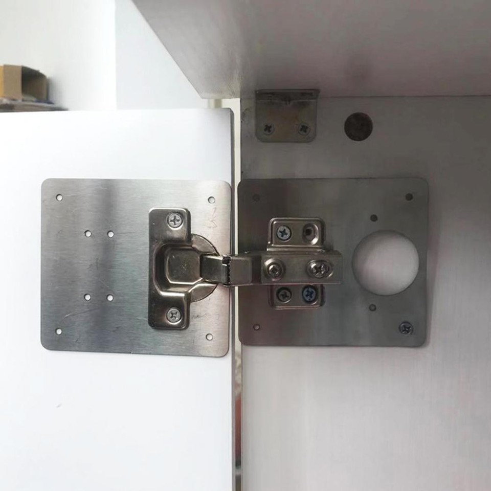5Pcs Hinge Repair Plate For Cabinet Furniture Drawer Window Plate Steel ...