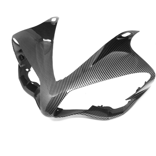 For YAMAHA 2007 2008 YZF R1 Carbon Fiber Front Nose Headlight Panel ...