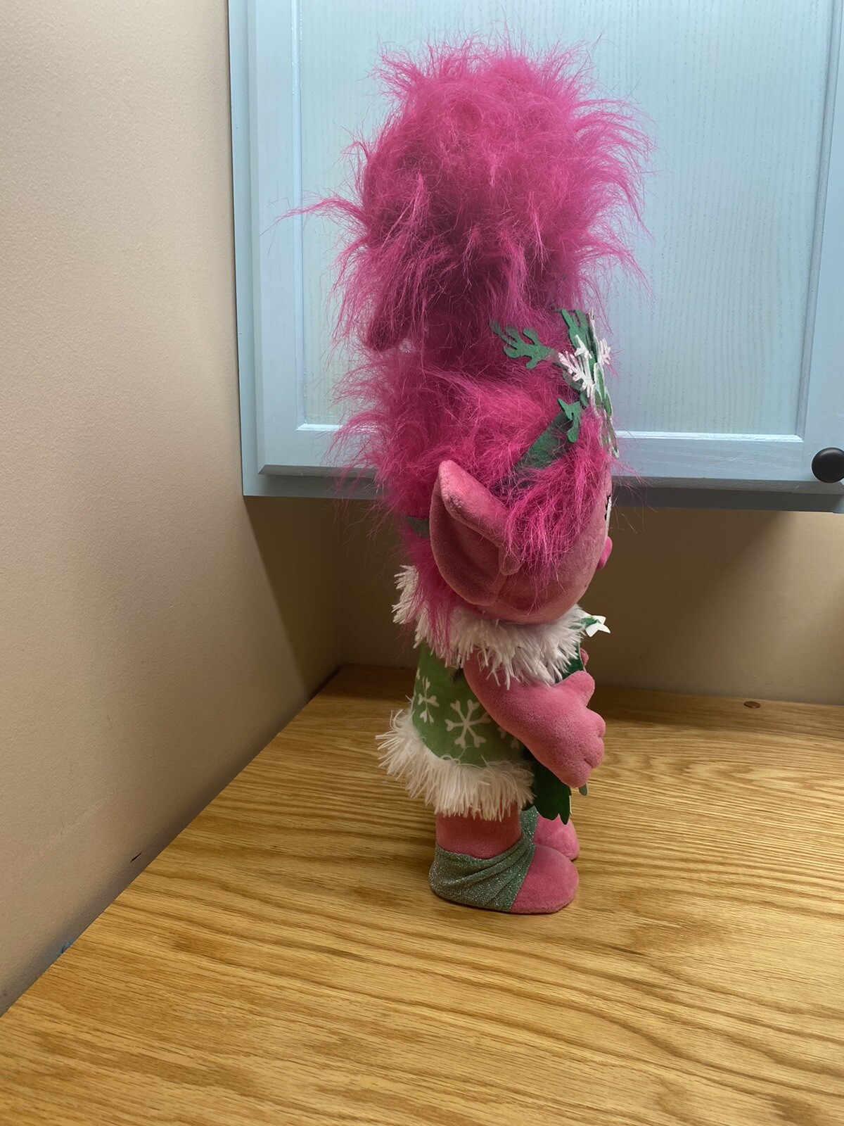 Dreamworks Trolls Poppy 25" Standing Troll Plush Pink Christmas Door ...