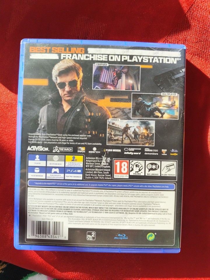 PS4 Cross -Gen Call Of Duty Black Ops 6 | eBay UK