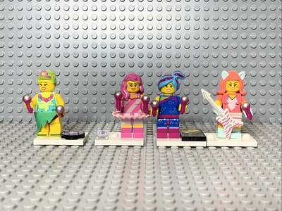 LEGO Movie 2 Minifigures Hula Lula, Candy Rapper, Flashback Lucy, Kitty ...