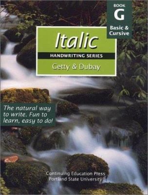 Italic Handwriting Series Book G by Barbara Getty | eBay