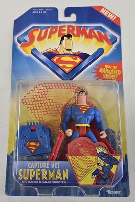 Vintage Animated Series: Capture Net Superman Action Figure Kenner 1996 ...