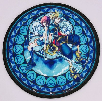 Kingdom Hearts Sora & Kairi Mouse Pad 200mm Polyester Duty Paid or ...