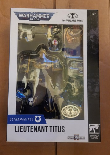 McFarlane Warhammer 40000 Lieutenant Titus Space Marine PLATINUM ...