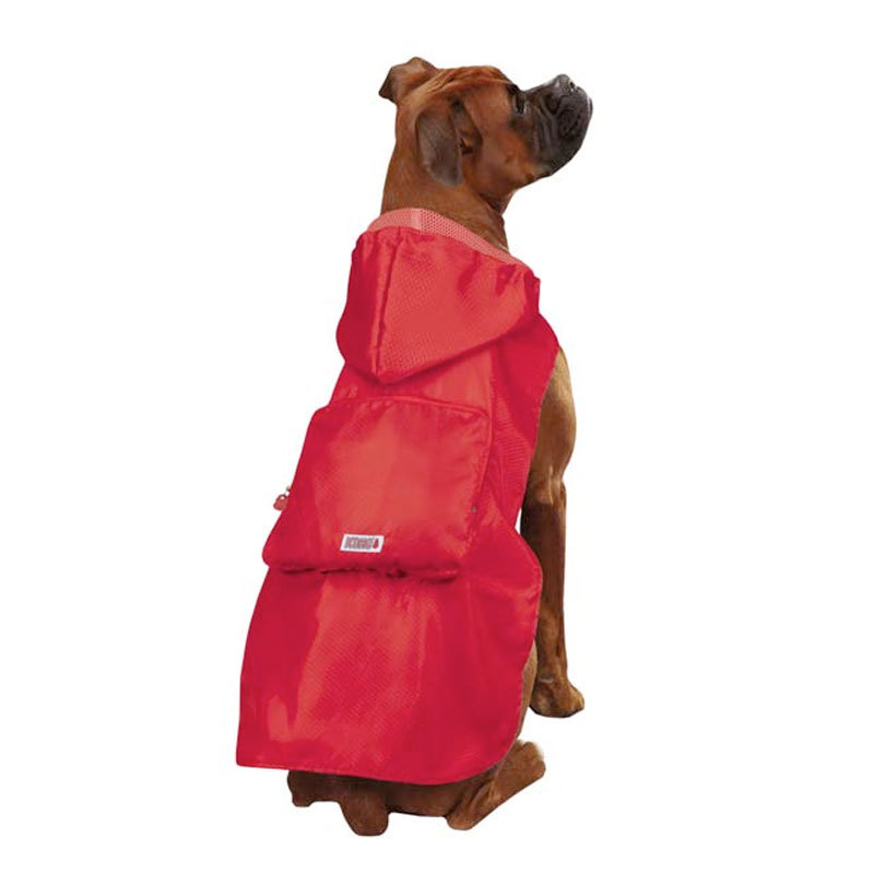 Kong Stowaway Ripstop Raincoat Dog Jacket - Folds into its own Pouch | eBay